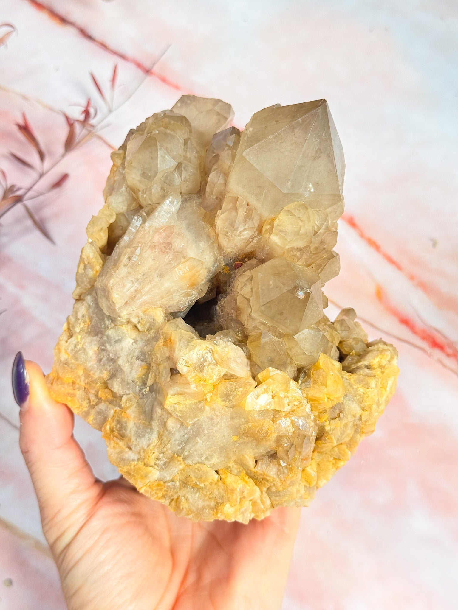 Congo Citrine Cluster – Rocks and Soul